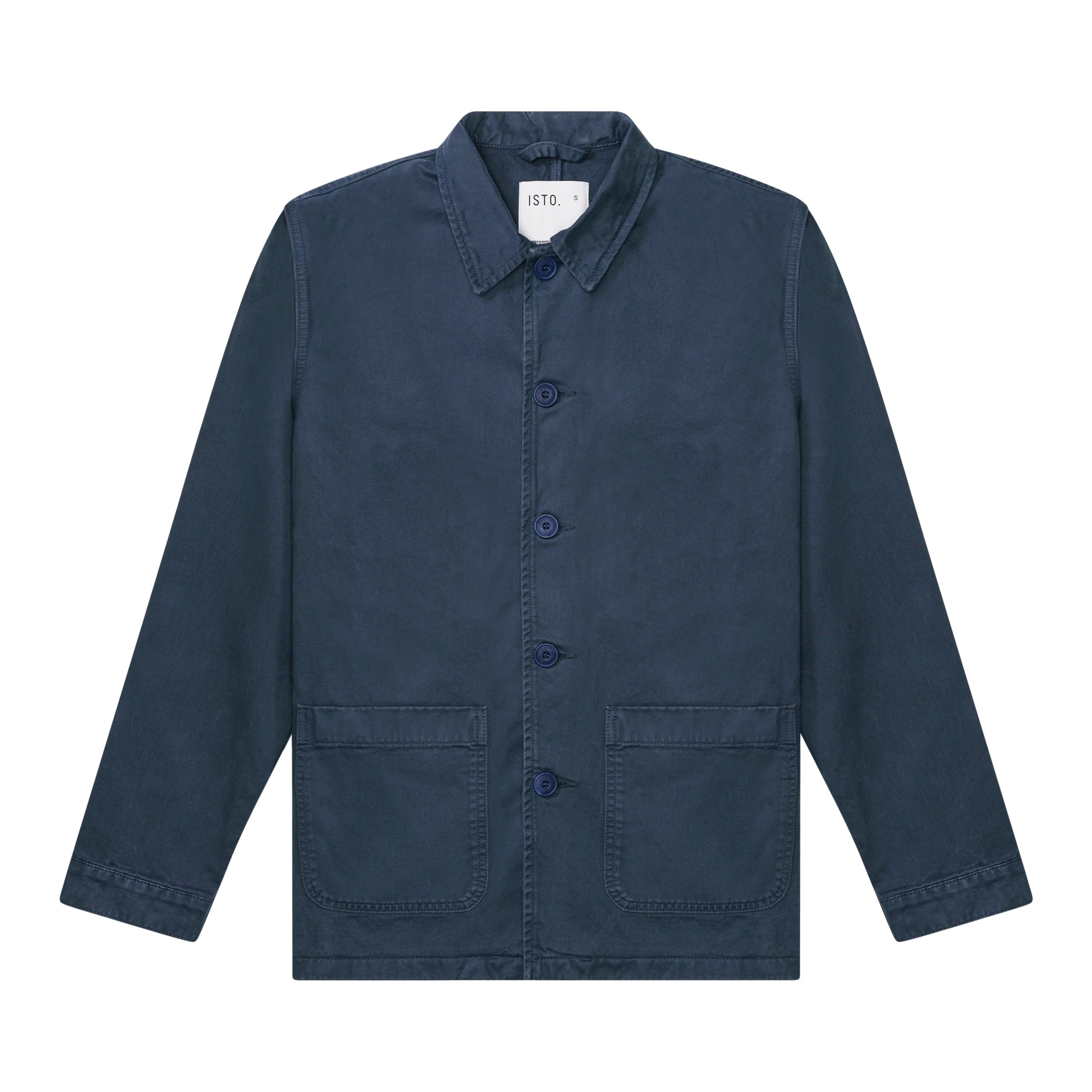 Work Jacket Navy - Organic Cotton | ISTO.